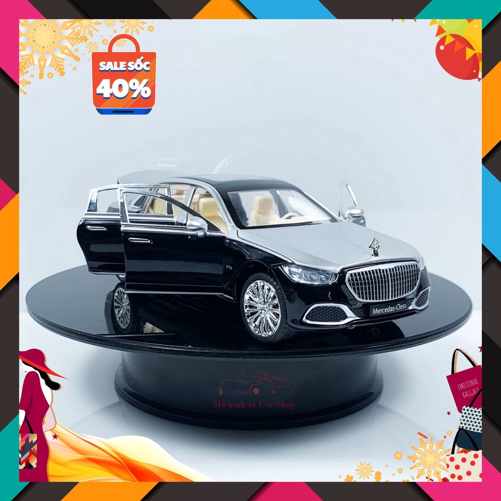 (Tang oto chibi) Mô hình xe Mercedes-Maybach S680 tỉ lệ 1:24 hãng XHD ...