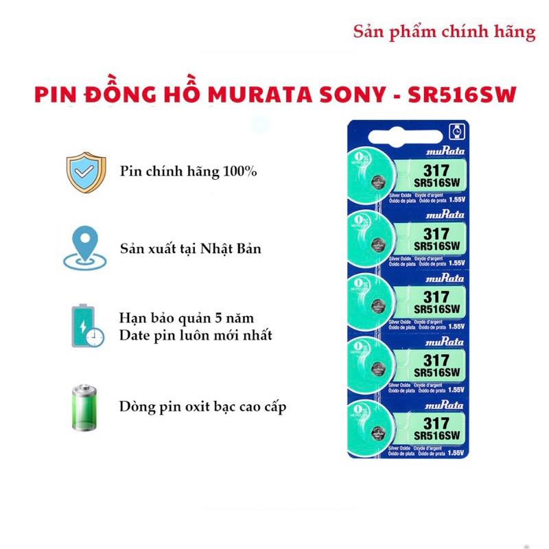 Vỉ 5 viên đồng hồ 516 / SR516SW . | Shopee Việt Nam