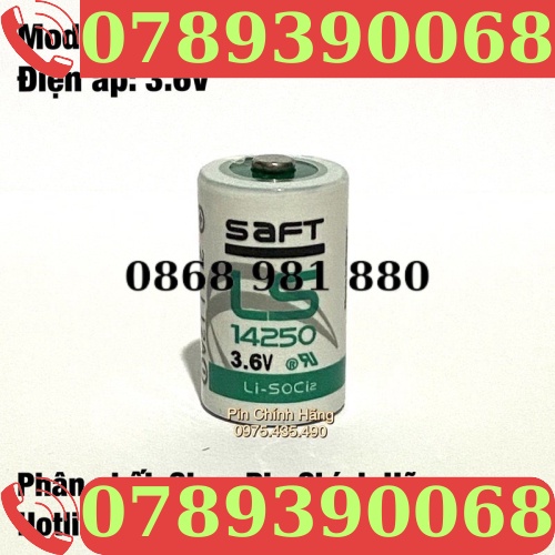 Pin Nuôi Nguồn LS14250 SAFT 3.6V 1/2AA - Hàng Nhập Khẩu Made in France ...