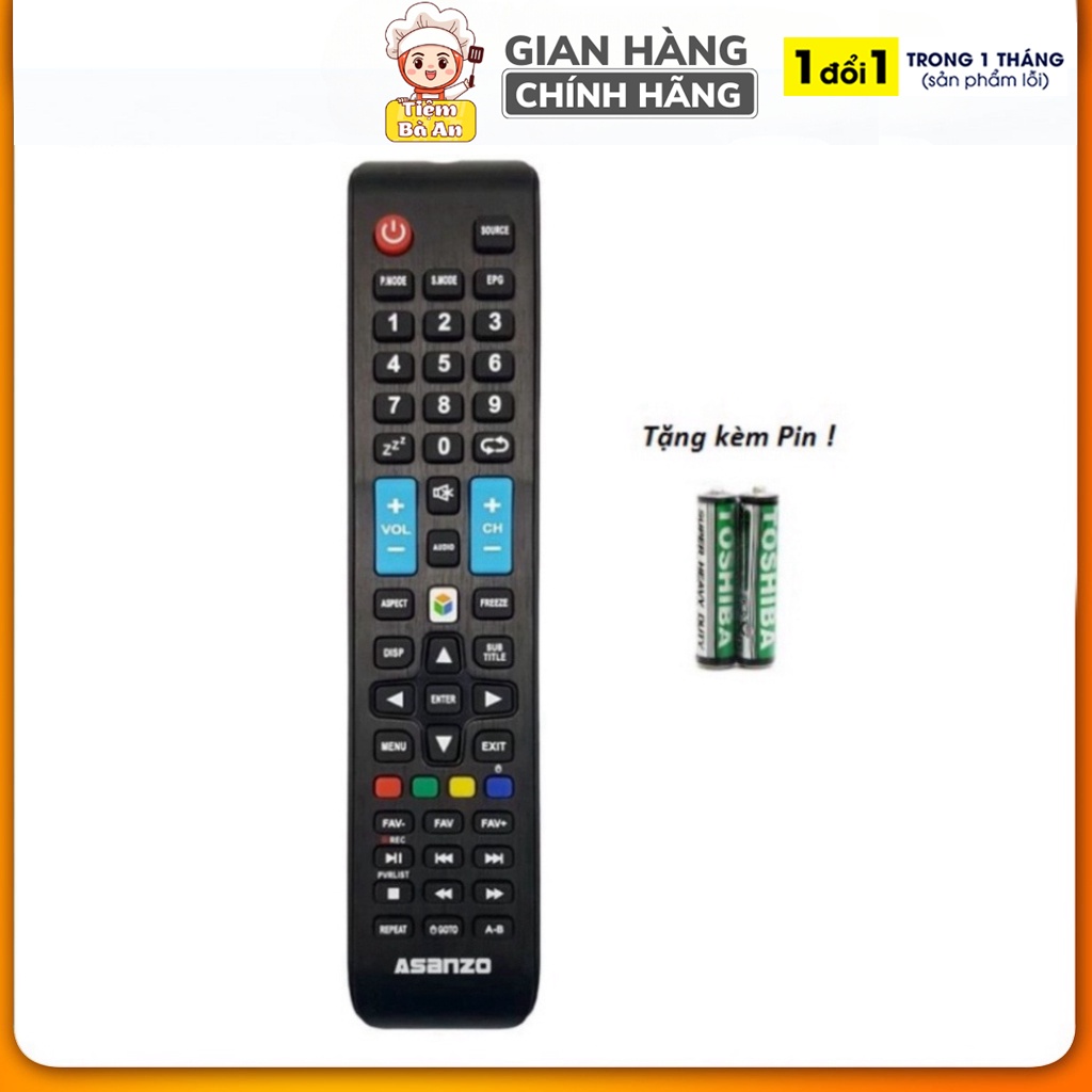 Remote điều khiển Tivi ASANZO ĐỦ LOẠI (Tặng PIN) - HÀNG CHÍNH HÃNG BẢO ...