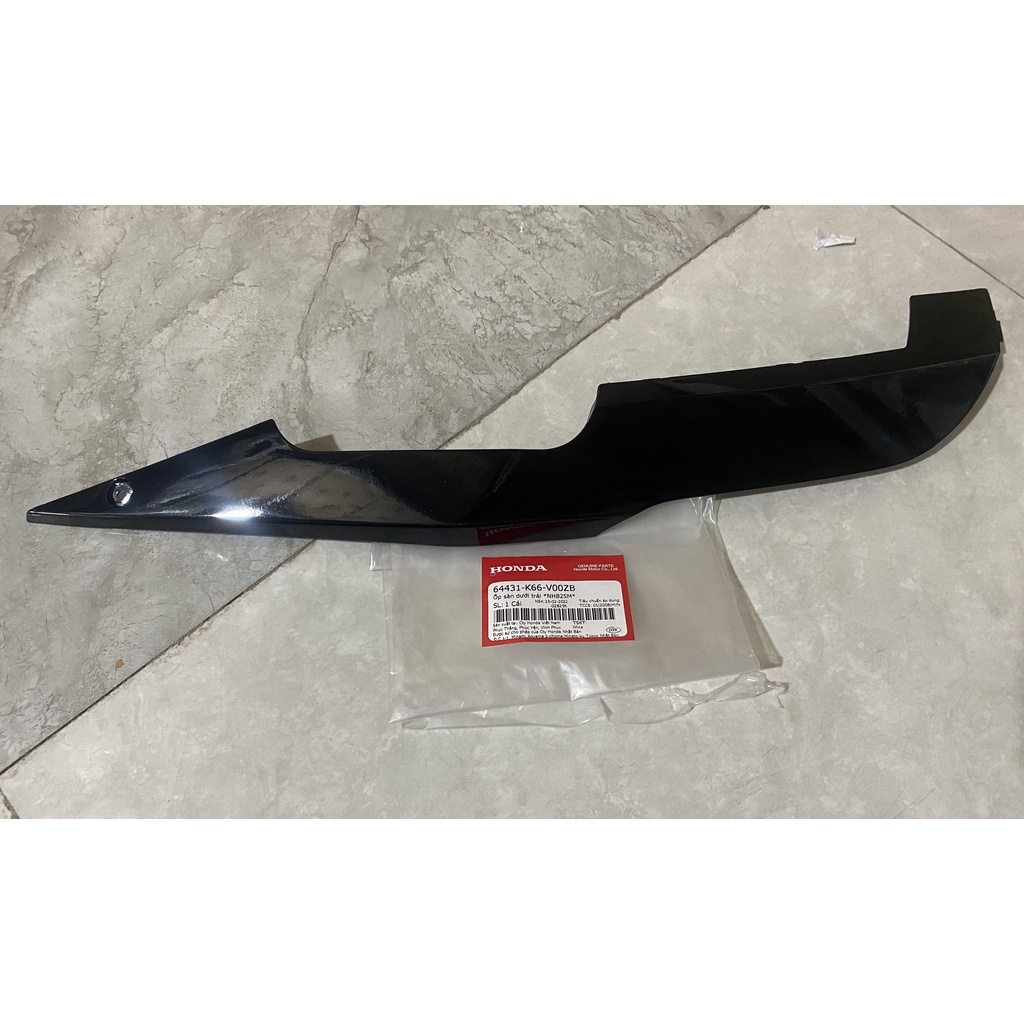 Ốp sàn dưới bên trái | thanh cạnh Air Blade 125 (2015-2019) màu Đen ...