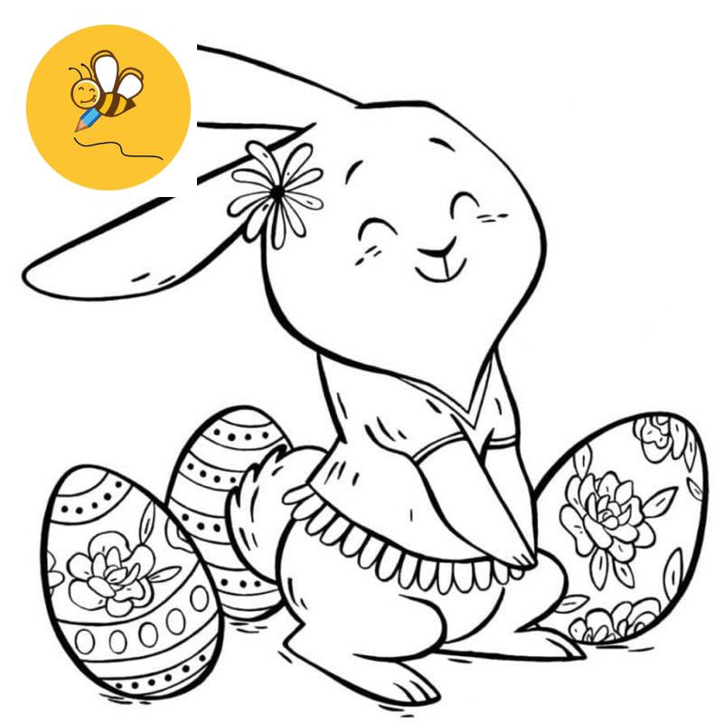 Tranh Tô Màu Lễ Phục Sinh (holiday Easter) - Bộ 15-30Tờ Tranh Tô Màu A4 ...