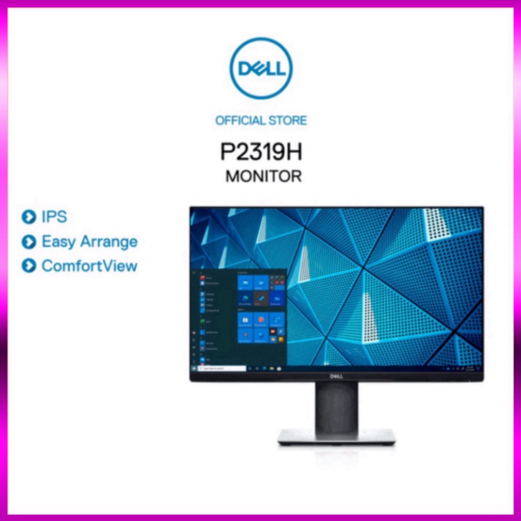 Màn Hình Dell Pro P2319H 23" 1920x1080 IPS LED 5ms 60Hz VGA HDMI DP USB ...