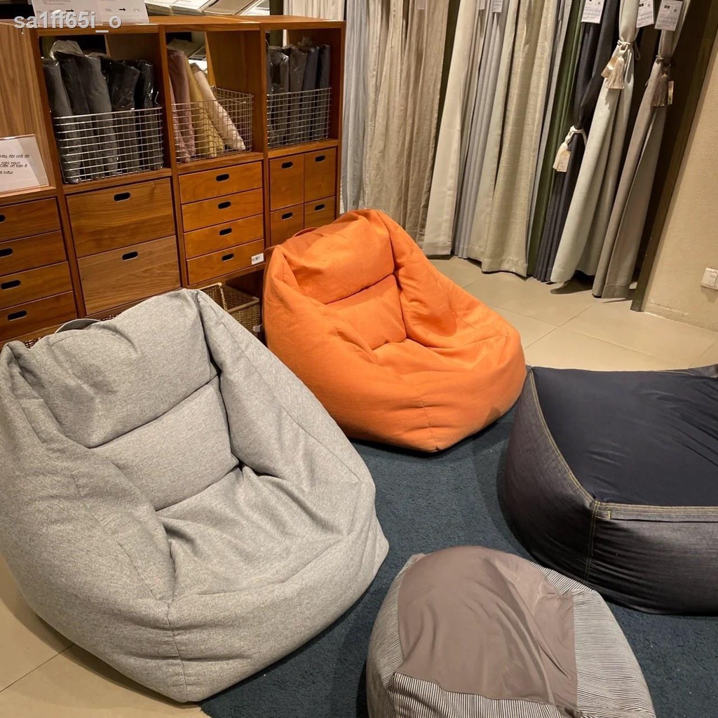 Muji Ghế sofa lười Muji Túi đậu Nhật Bản chiếu tatami có thể ngủ và nằm ...