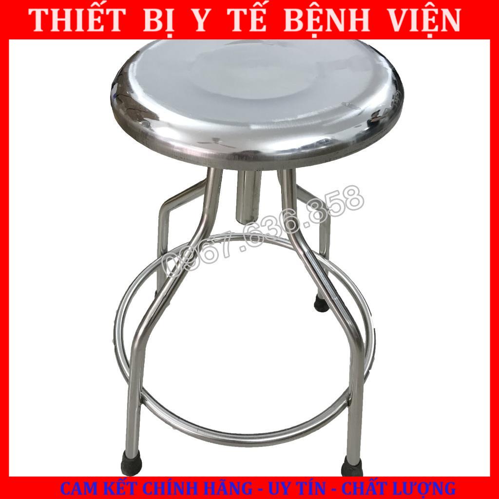 Ghế Xoay Inox 4 Chân Dùng Trong Y Tế Phòng Thí Nghiệm - TBYT BỆNH VIỆN | Shopee Việt Nam