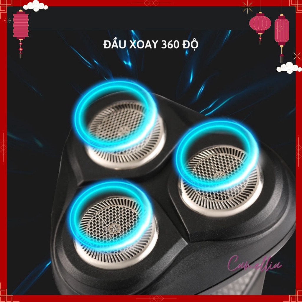 Máy Cạo Râu LINGKE 3 Đầu Vệ Sinh Cá Nhân Đa Năng 3 Trong 1 Cắt Tóc Cạo ...