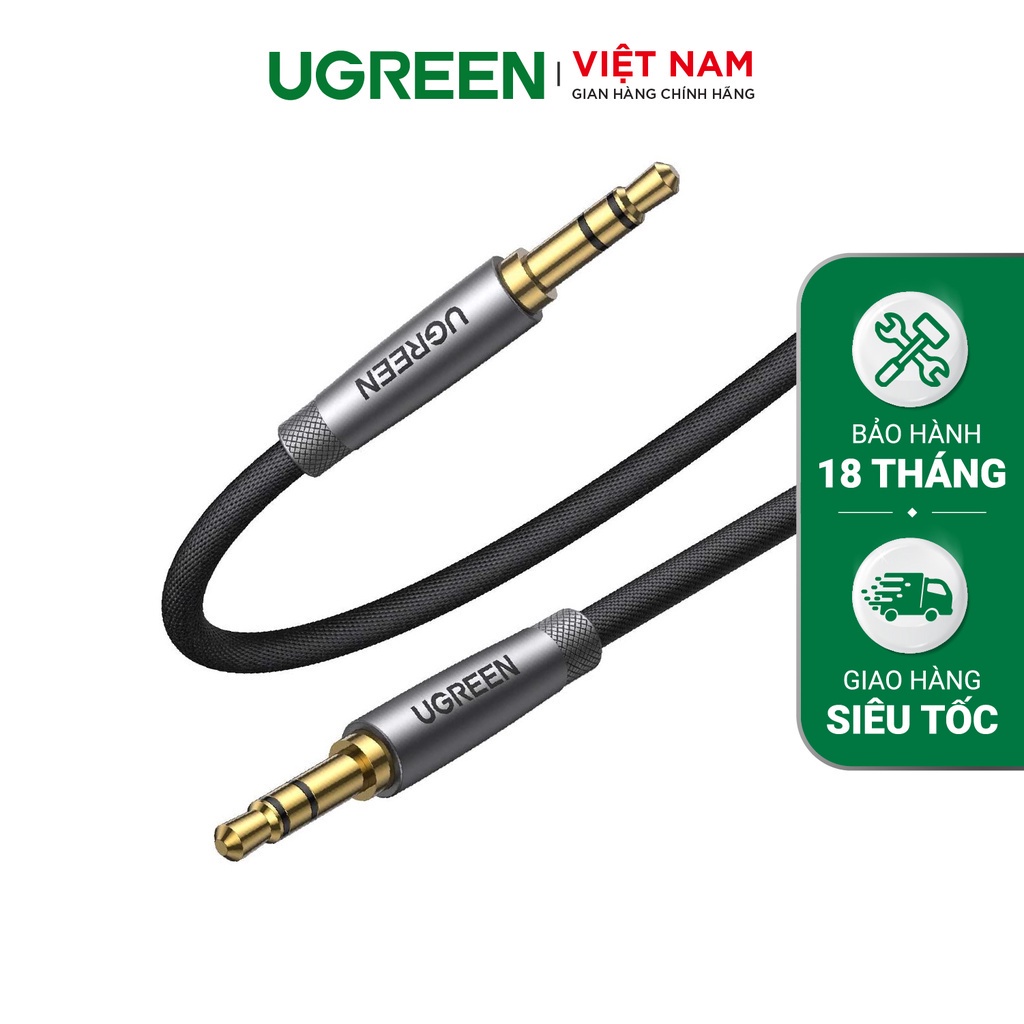 Cáp âm thanh Aux dây bện UGREEN AV150 | Shopee Việt Nam