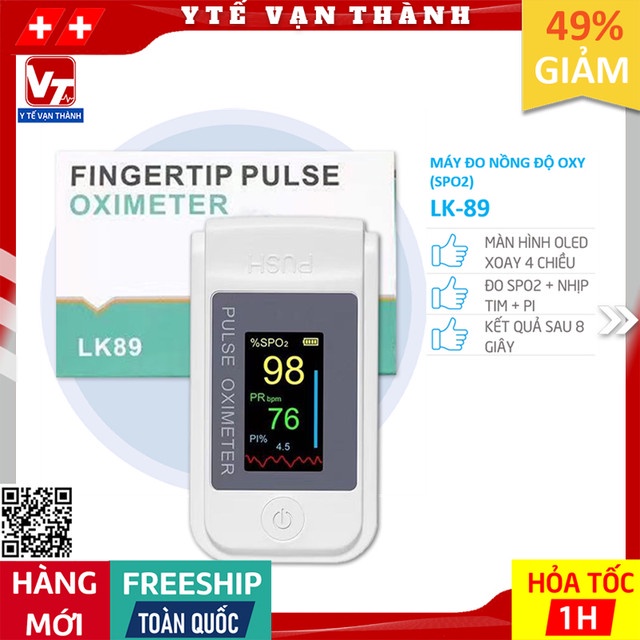 Máy Đo Nồng Độ Oxy (SPO2) LK-89 (LK89) -VT0903 | Shopee Việt Nam