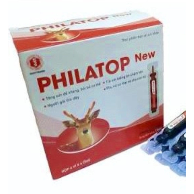 PHILATOP NEW (con nai) Bổ sung acid amin cho cơ thể - hộp 10 ống nhựa ...