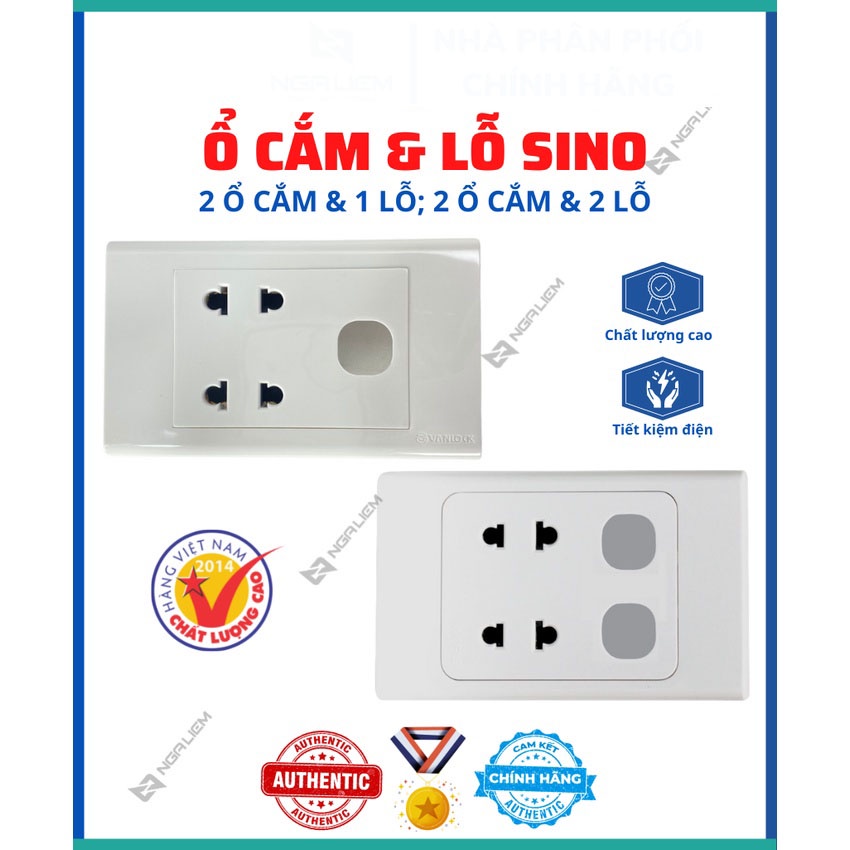 2 Ổ Cắm 2 Chấu 16A Với 1 Lỗ/ 2 lỗ SINO (S18U2X/ S18U2XX) | Shopee Việt Nam
