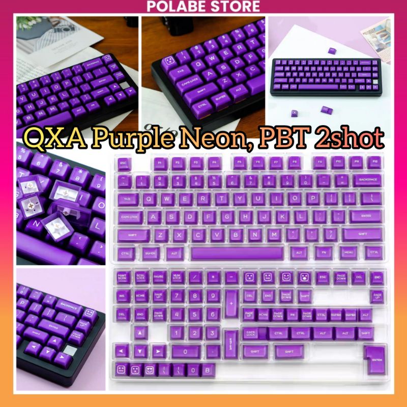 Keycap SA BoW Black on White QXA Profile PBT 2shot bàn phím cơ Keycap ...