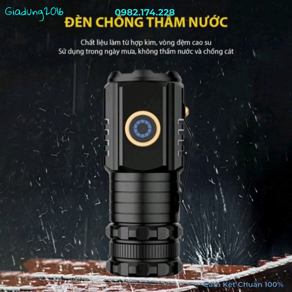 Đèn pin cầm tay mini siêu sáng toả X-BALOG 350 chất liệu vỏ hợp kim ...