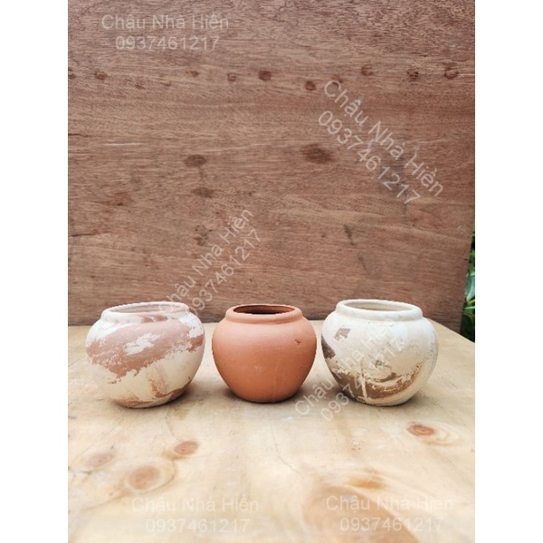 Chậu đất nung - chậu chum mini miệng 5, cao 6.5 | Shopee Việt Nam