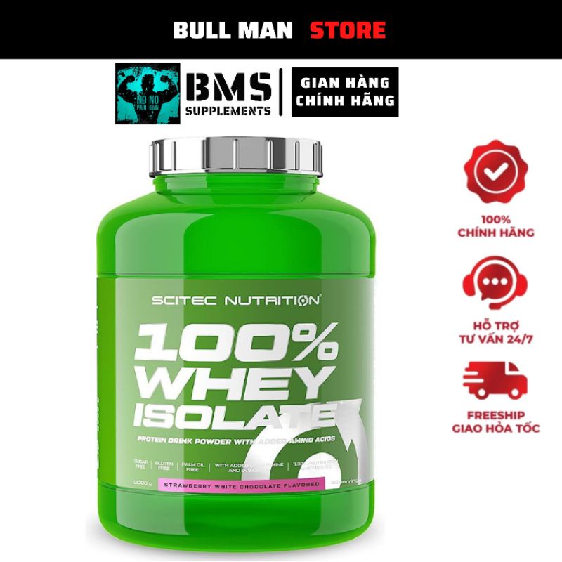 Whey | Whey Protein Isolate Scitec - Sữa Tăng Cơ Không Tăng Mỡ 2kg ...