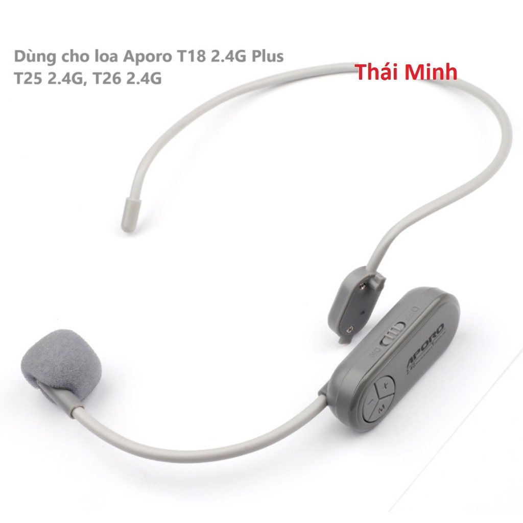 Micro không dây Aporo 2.4G dành cho các dòng máy T18 2.4G Plus, T25 2.4G, T26 2.4G | Shopee Việt Nam