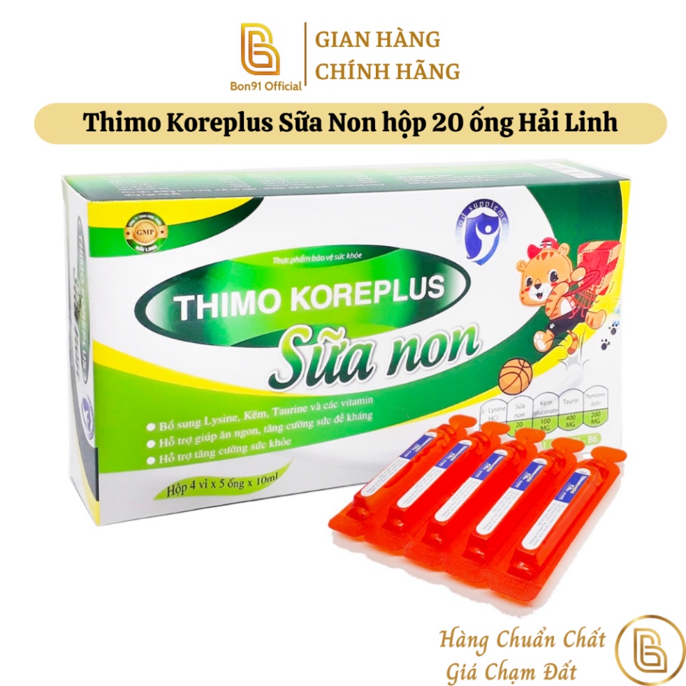 Thimo Koreplus Sữa Non hộp 20 ống Hải Linh (tem công ty) | Shopee Việt Nam