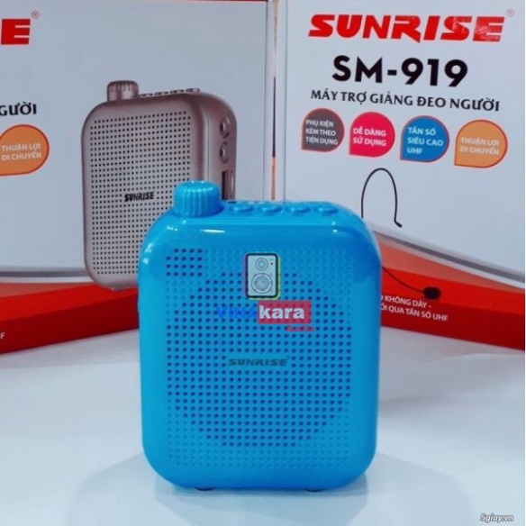 Máy Trợ Giảng SUNRISE SM-918, Sunrise SM-919 mic cài đầu không dây ...