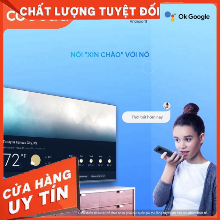 SALE Smart TV HD Coocaa 32 Inch Wifi - 32S7G - Android 11 - Viền mỏng - NEW 2022 SALE 50% lien ...