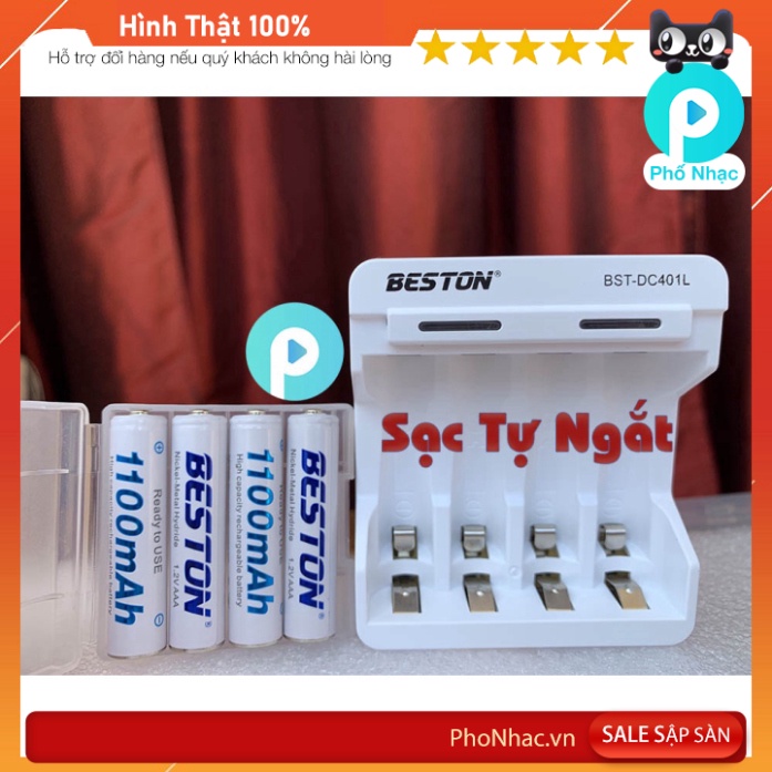 Pin sạc BESTON 1.2V AA AAA, Sạc pin chính hãng BESTON Giá Sập Sàn | Phố ...