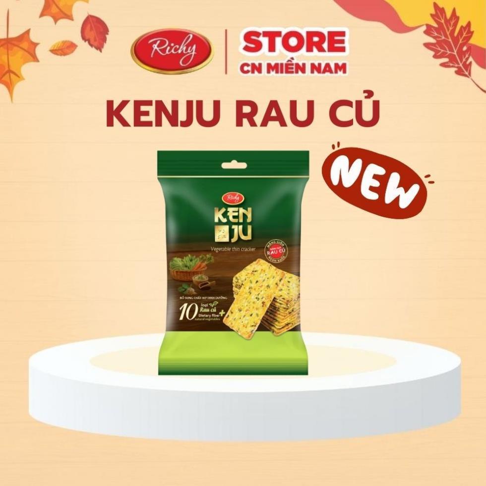 [Q.3] Bánh quy Kenju Richy vị rau củ túi 192g KENJU RAU CỦ SIÊU NGON | Shopee Việt Nam