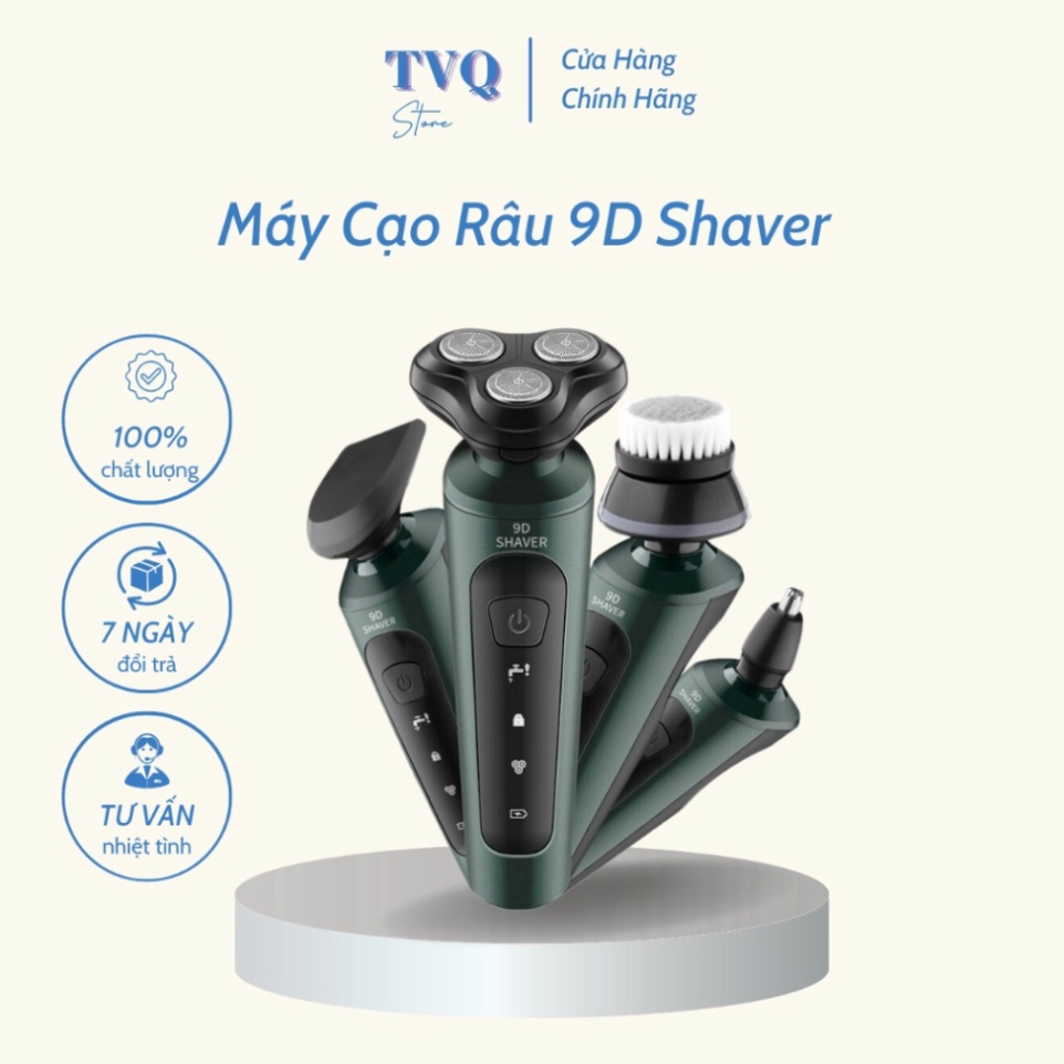 Máy Cạo Râu 9D Shaver 4 In 1 Chống Nước Chuẩn IPX7 Cao Cấp TVQ Store | Shopee Việt Nam