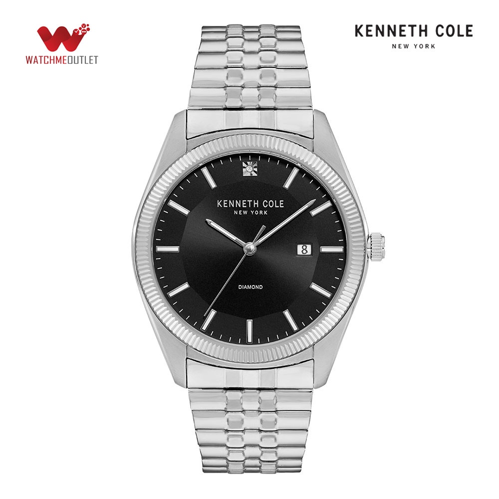 Đồng hồ Nam Kenneth Cole dây thép không gỉ 41mm mặt đen - Genuine ...