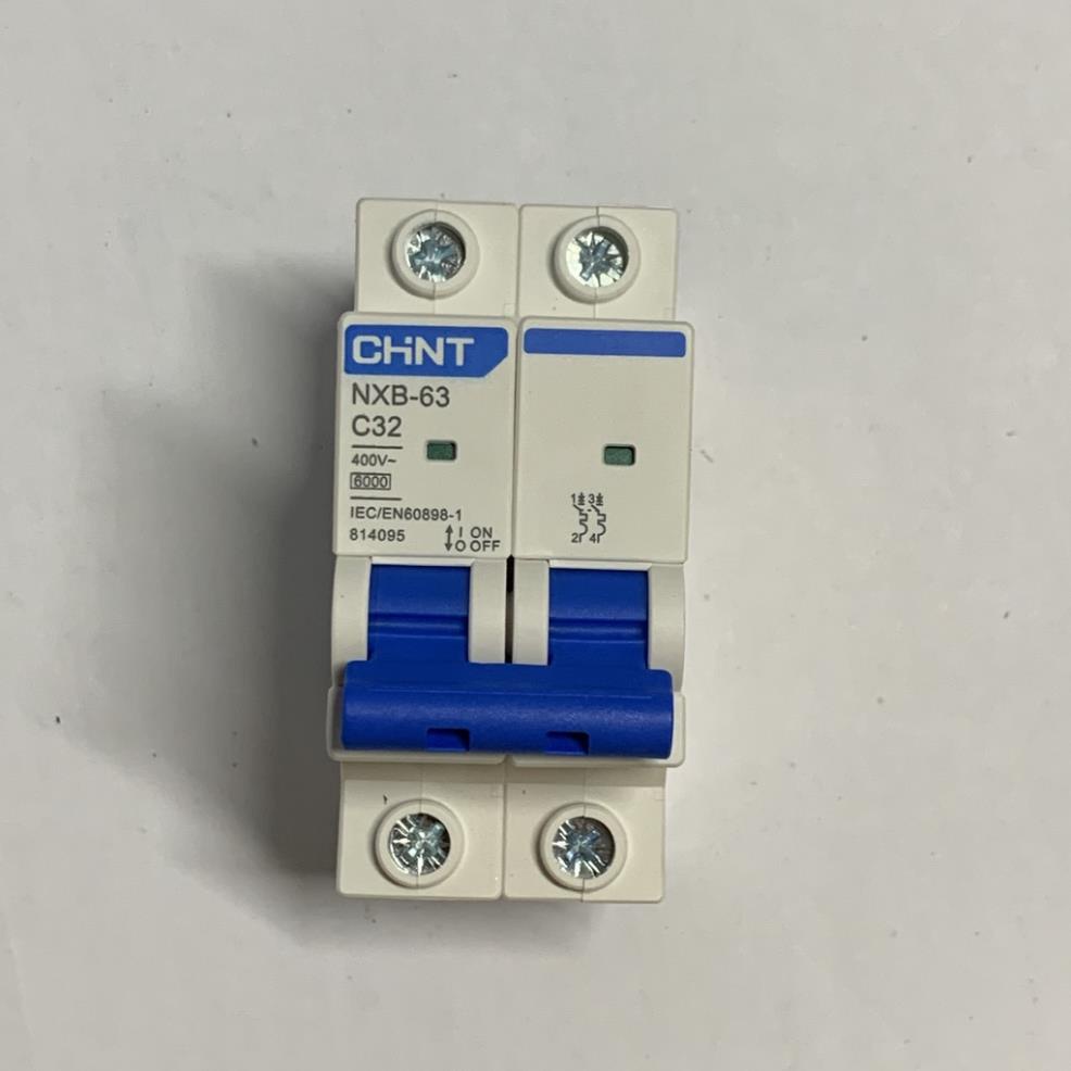 Aptomat CHINT 2 pha 6A/10A/16A/20A/25A/32A/40A/50A/63A NXB-63 cầu dao tự động 2 pha hàng chính ...