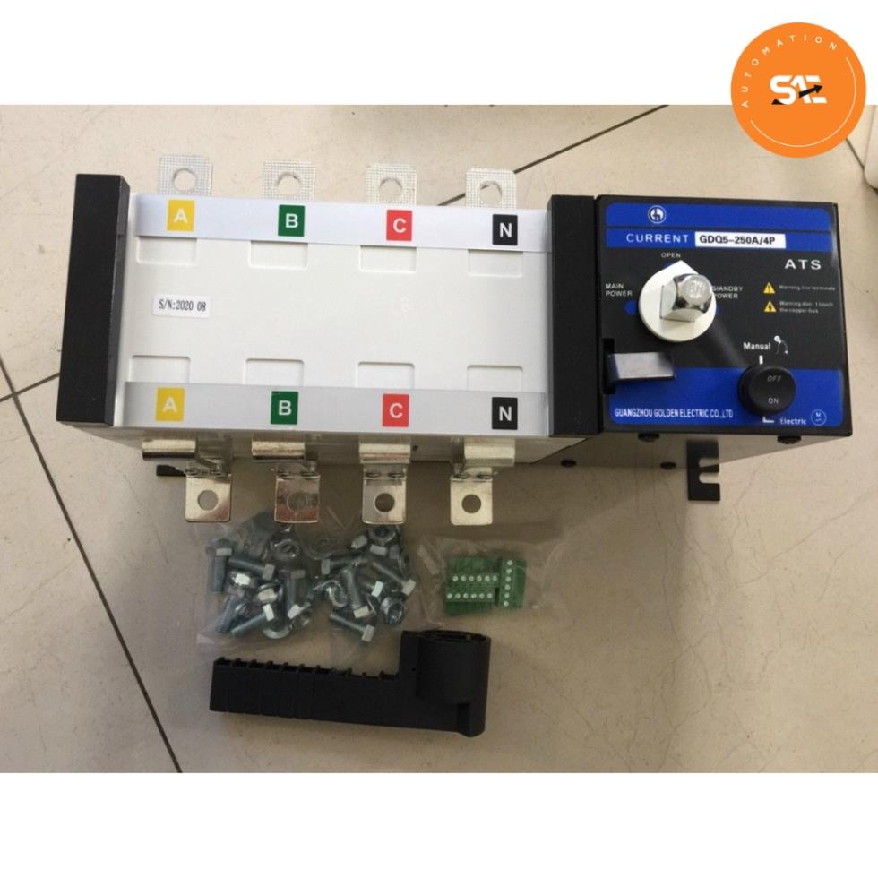 Bộ chuyển nguồn ATS 4P 125A/250A hãng LW tự động chuyển hai công tơ, máy phát, điện lưới ...