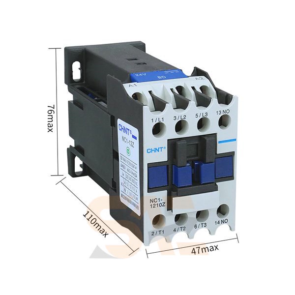 Khởi động từ 3P Chint NC1-1210, Contactor 12A hàng chính hãng chịu tải lên đến 5,5KW | Shopee ...