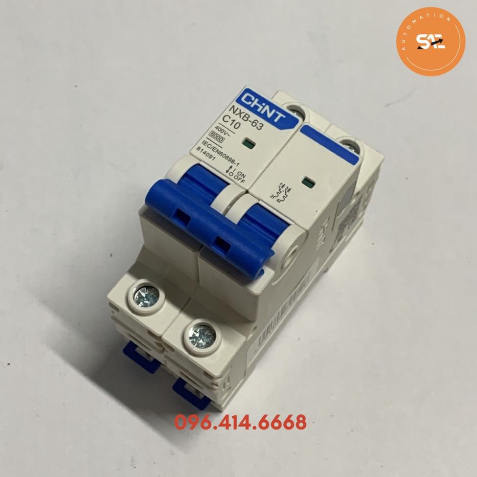 Aptomat CHINT 2 pha 10A NXB 2P cầu dao tự động hãng CHINT ELECTRIC hàng chính hãng | Shopee Việt Nam