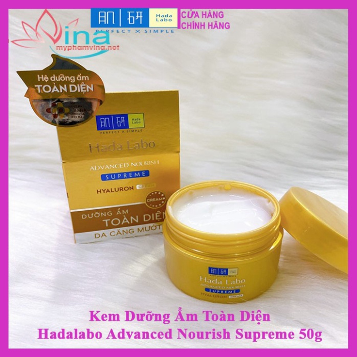 Chính hãng Kem dưỡng ẩm toàn diện Hada Labo Advanced Nourish Supreme Hyaluron Cream 50gr ...