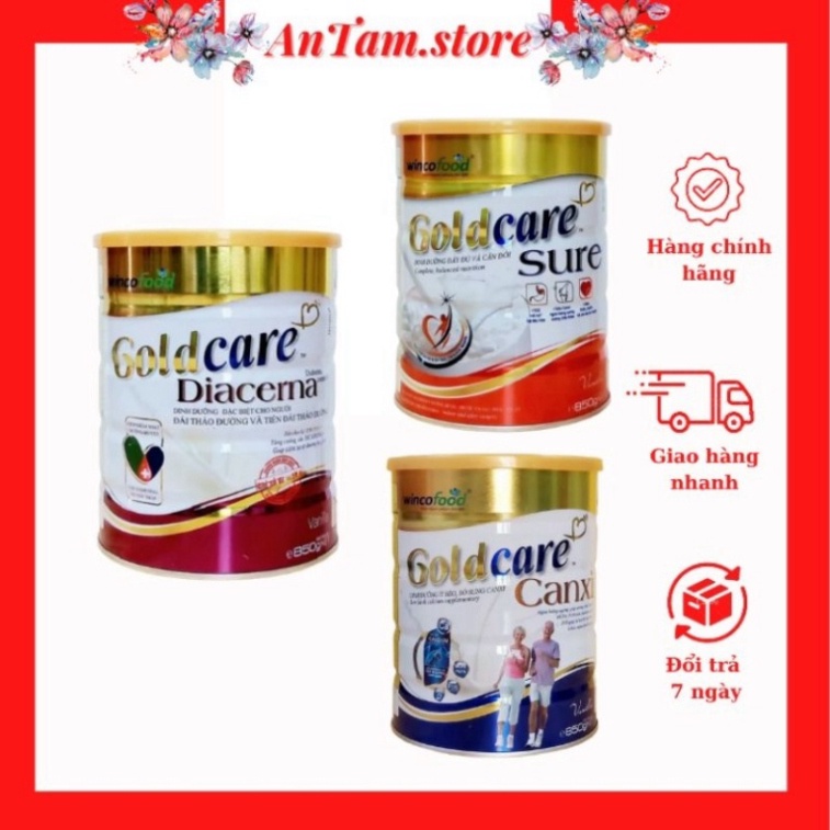 Sữa Goldcare Diacerna. Goldcare sure. Goldcare canxi lon 850g | Shopee Việt Nam