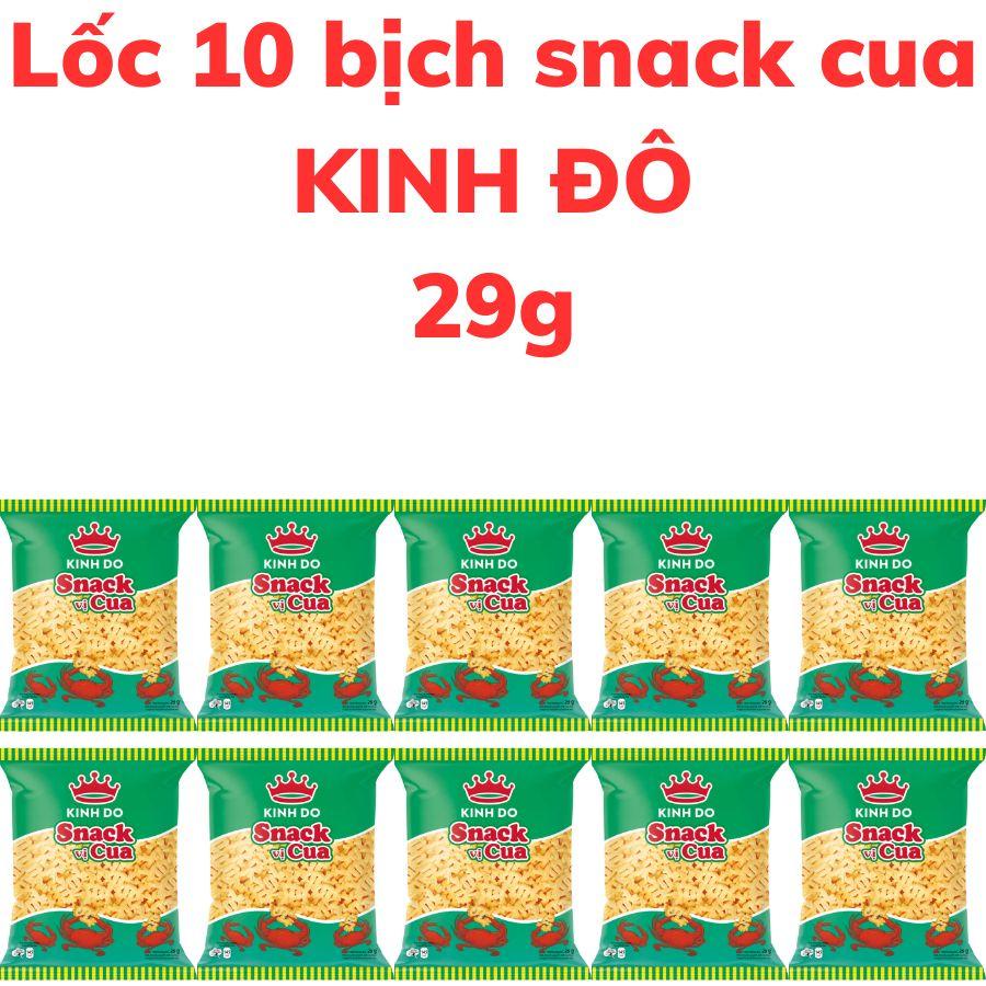Bánh snack cua KINH ĐÔ vị cua bịch 29g | Shopee Việt Nam