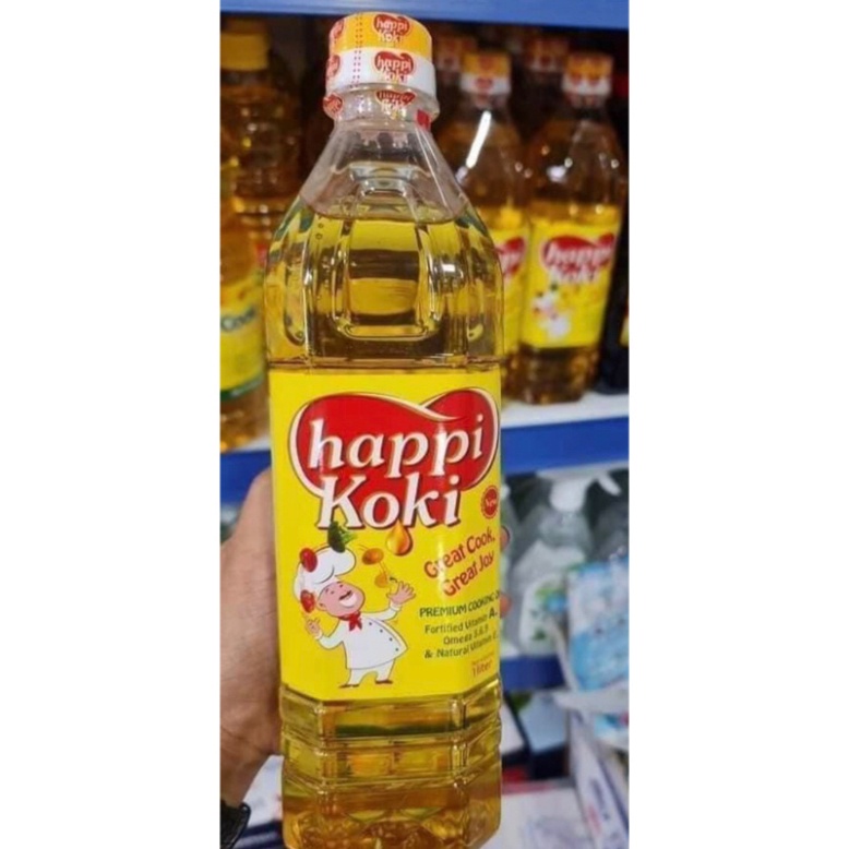 Dầu Happy Koki chai 1l | Shopee Việt Nam