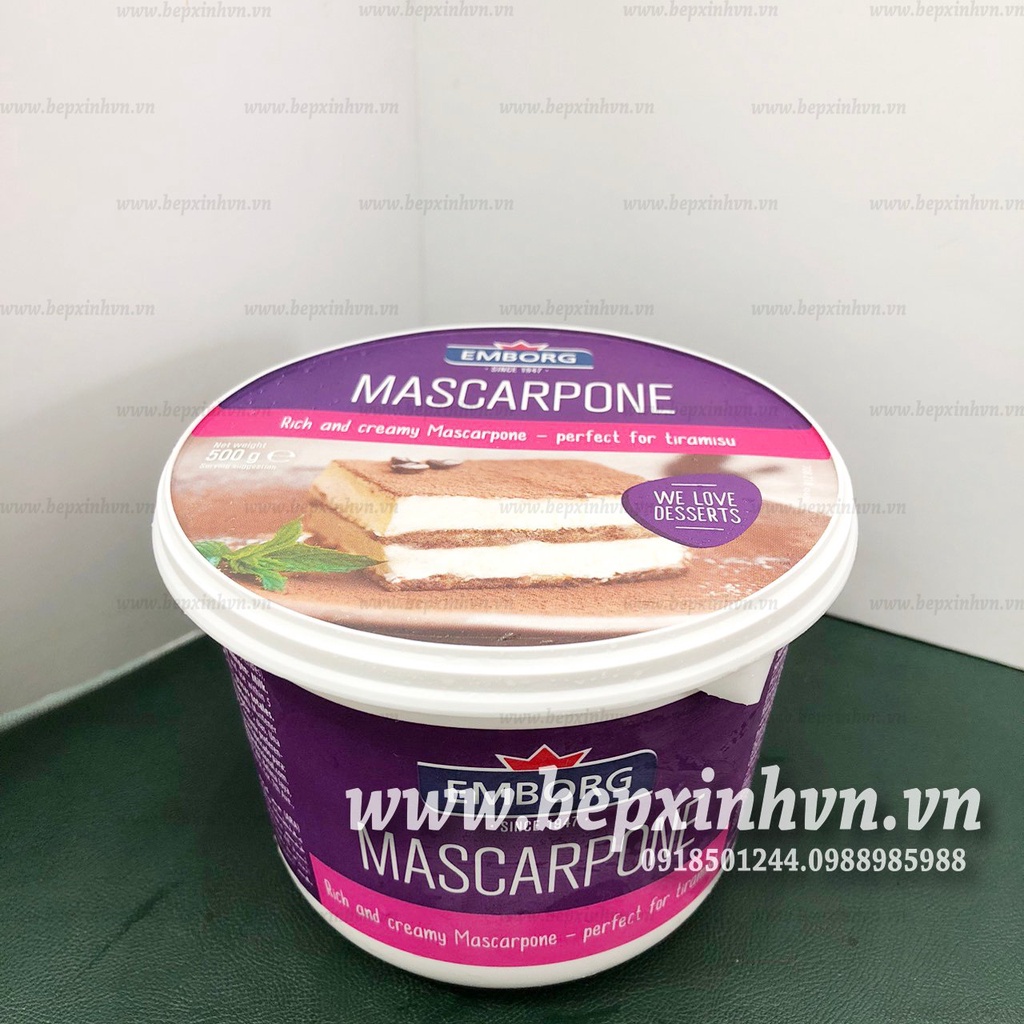 Phô mai Mascarpone Emborg 500gr | Shopee Việt Nam