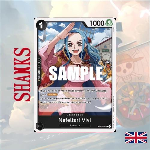 [Thẻ bài One Piece TCG] Nefeltari Vivi - OP05-086 - Rare | Shopee Việt Nam