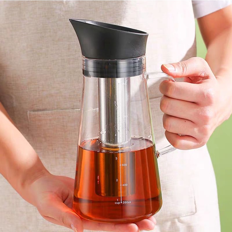 Bình Pha Cà Phê Cold Brew 1200ML Thủy Tinh Chịu Nhiệt, Bình Ủ lạnh Cafe ...