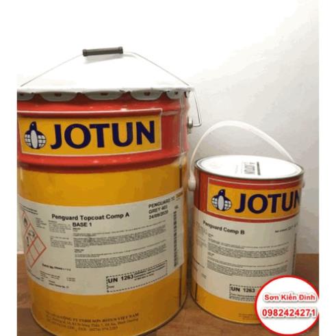 Sơn phủ expoxy Jotun Penguard Topcoat 2 thành phần chống mài mòn cao dùng cho Kim Loại sử dụng ...