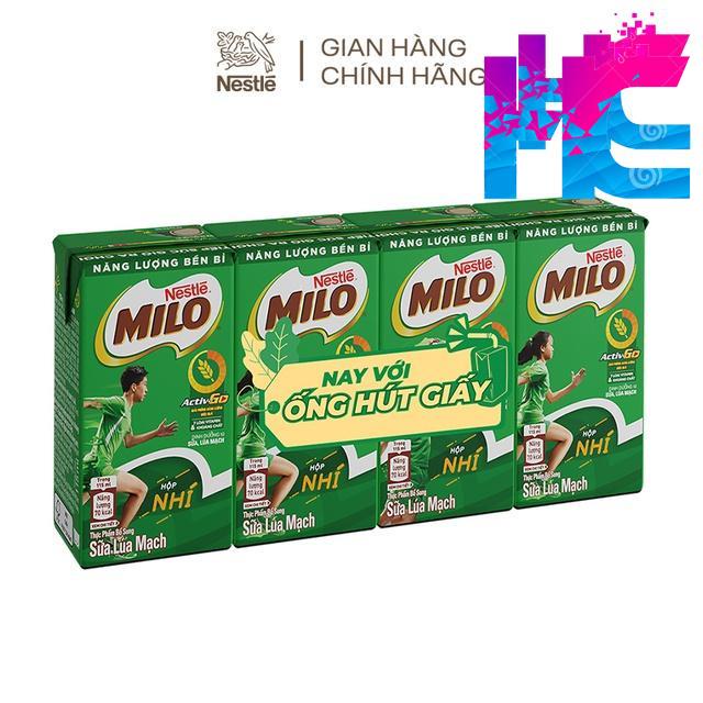 Sữa lúa mạch Nestlé MILO thùng hộp 115ml - 180ml | Shopee Việt Nam