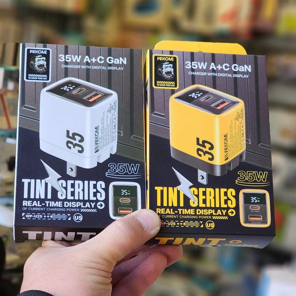 Củ Sạc Nhanh 35W WEKOME 35W WP-U25 (2 Cổng) GaN - chính hãng Bảo hành 12 tháng | Shopee Việt Nam