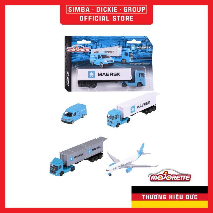 [CHỌN MẪU] Đồ Chơi Xe Mô Hình MAJORETTE MAERSK Transport Logistic ...
