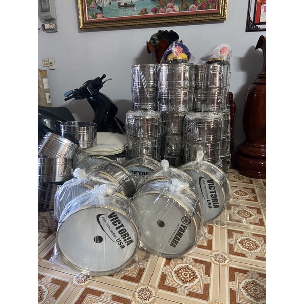Trống Đội Inox 304 Thùng cao ( Bộ 5 cái ) | Shopee Việt Nam