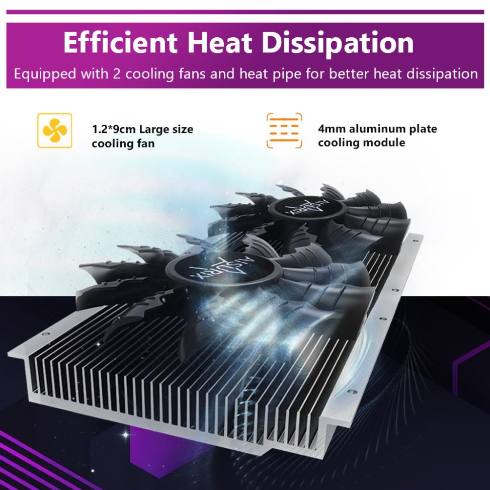 AMD Card Đồ Họa Chơi Game aisurix rx550 4gb vga sff gpu gddr5 128bit ...