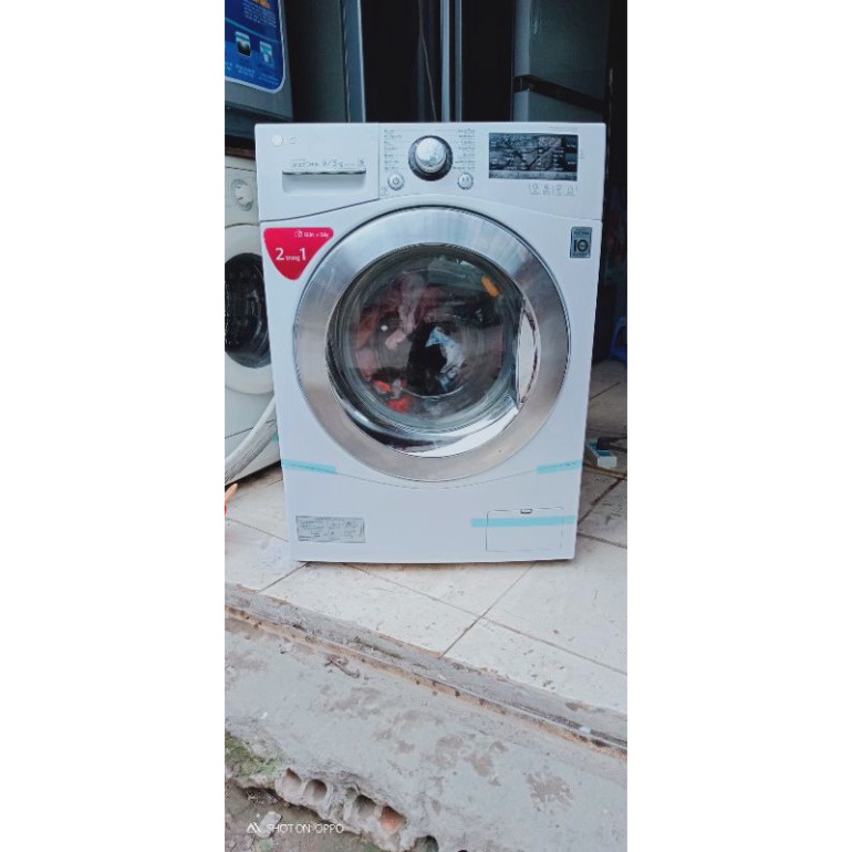 chính hãng máy giặt sấy tích hợp LG inverter giặt 9kg sấy 5kg qua sd nguyên bản đẹp mới 90% ...
