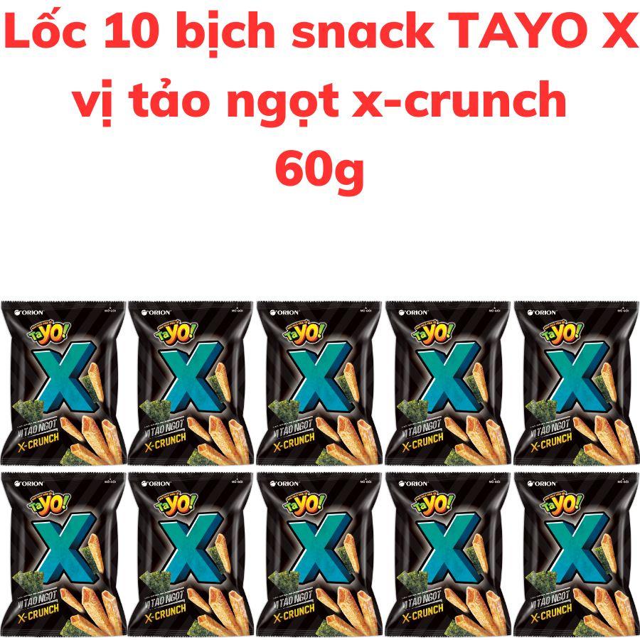 Bánh snack khoai tây TAYO X vị tảo ngọt bịch 60g | Shopee Việt Nam