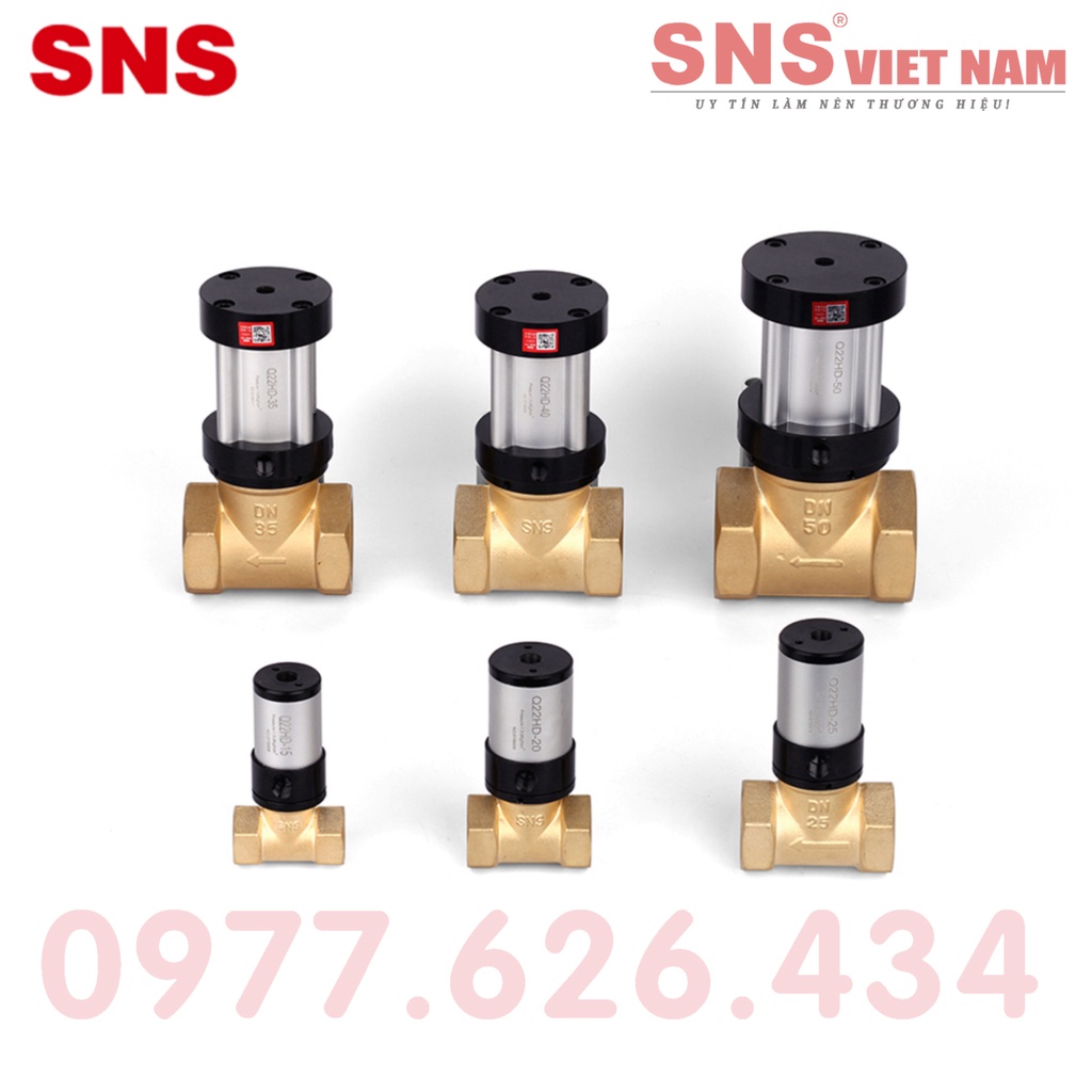 Van điện từ khí nén Q22HD các cỡ ( chính hãng SNS ) | Shopee Việt Nam