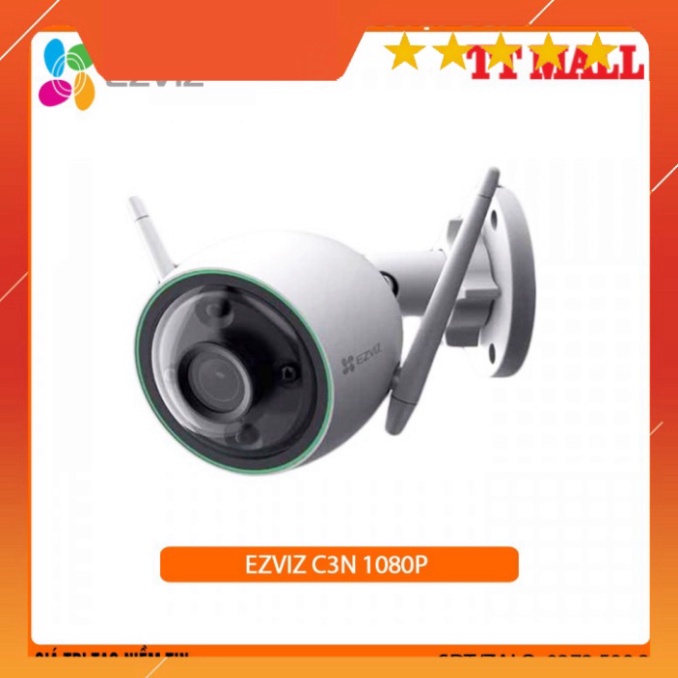 CAMERA WIFI tụ hợp AI EZVIZ C3N , C3TN 1080P bữa tối CÓ MÀU-PHÂN BIỆT ...