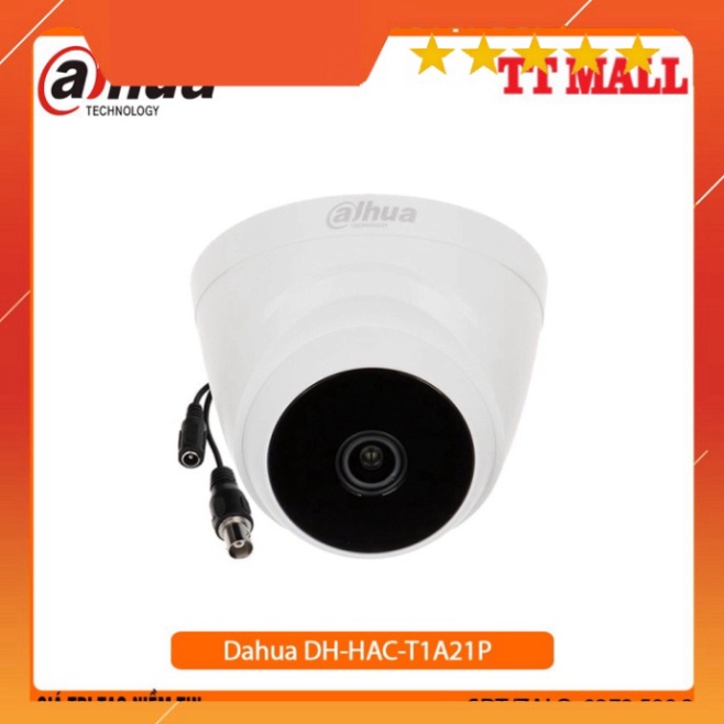 CAMERA HDCVI COOPER 2MP DAHUA HAC-T1A21P (Tem DSS) | Shopee Việt Nam