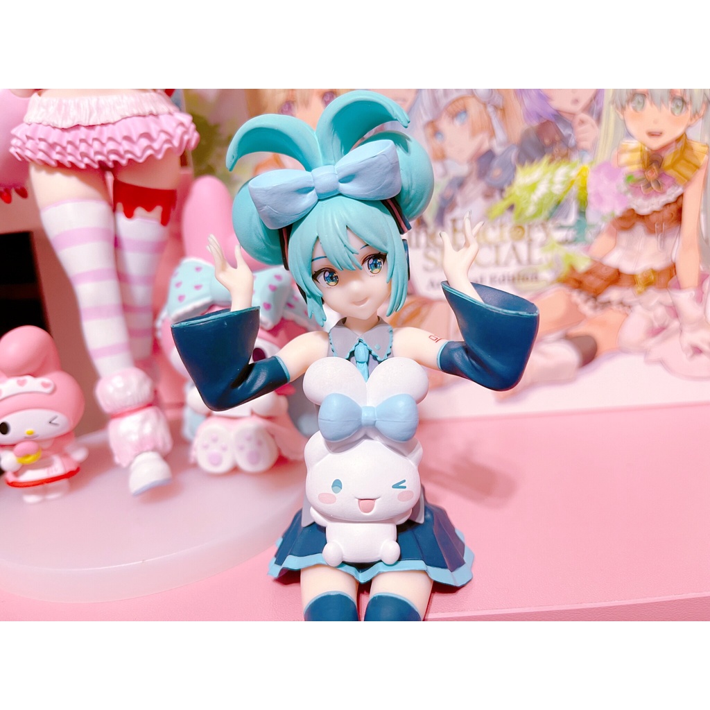 [CÓ SẴN] Mô hình Hatsune Miku - Hatsune Miku x Cinnamoroll - Premium Chokonose Figure Chính Hãng ...