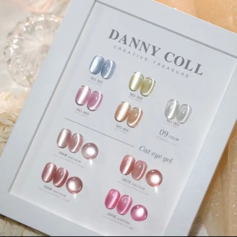 Set sơn gel mắt mèo Danny coll 9 màu N35 ( tặng kèm bảng màu) chai 15ml ...